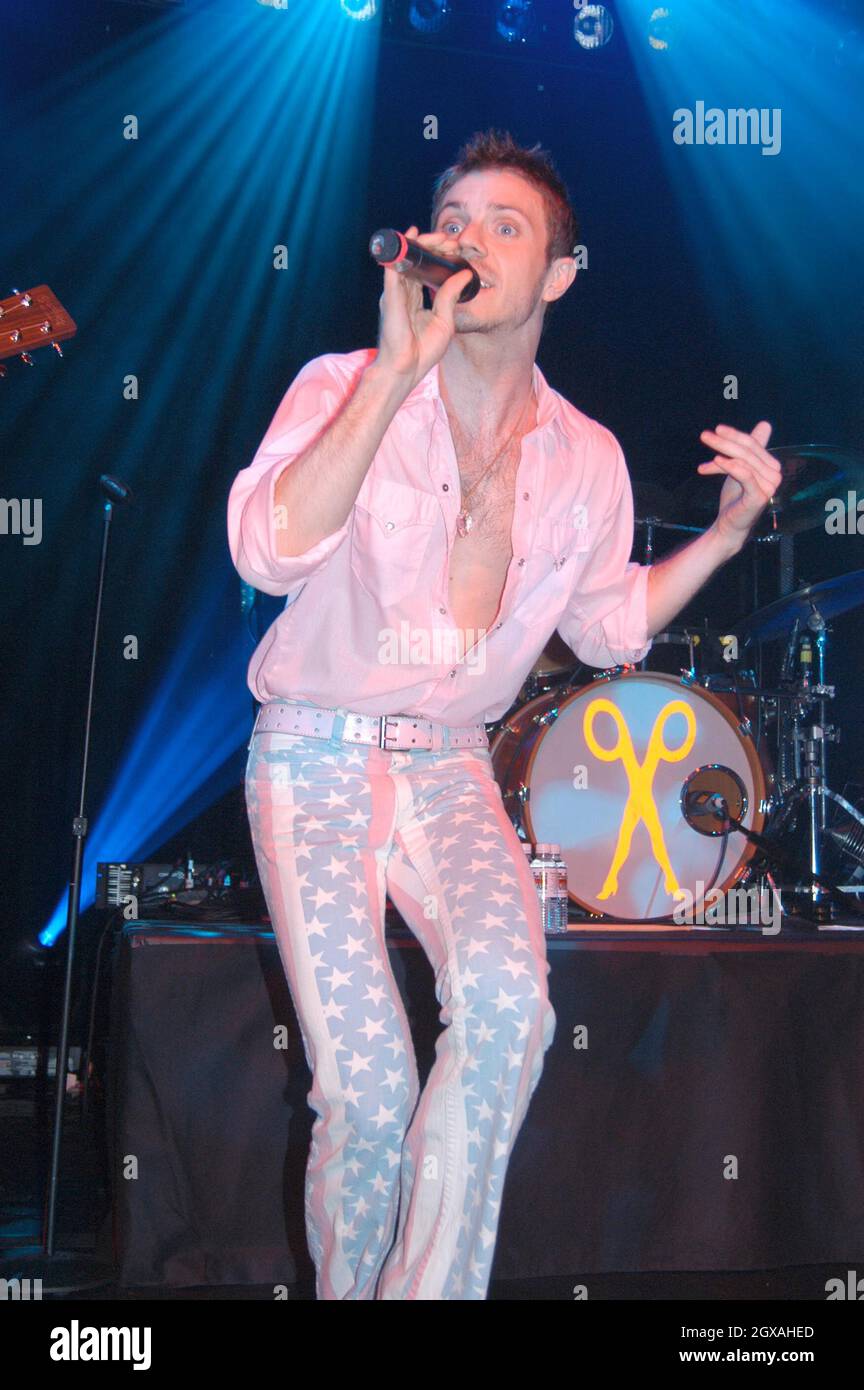 Scissor Sisters performing live in concert at the Irving Plaza Stock ...