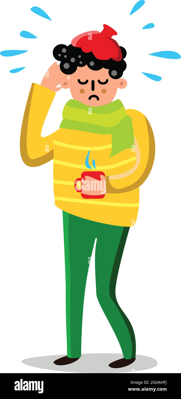 Feeling headache Stock Vector Images - Alamy