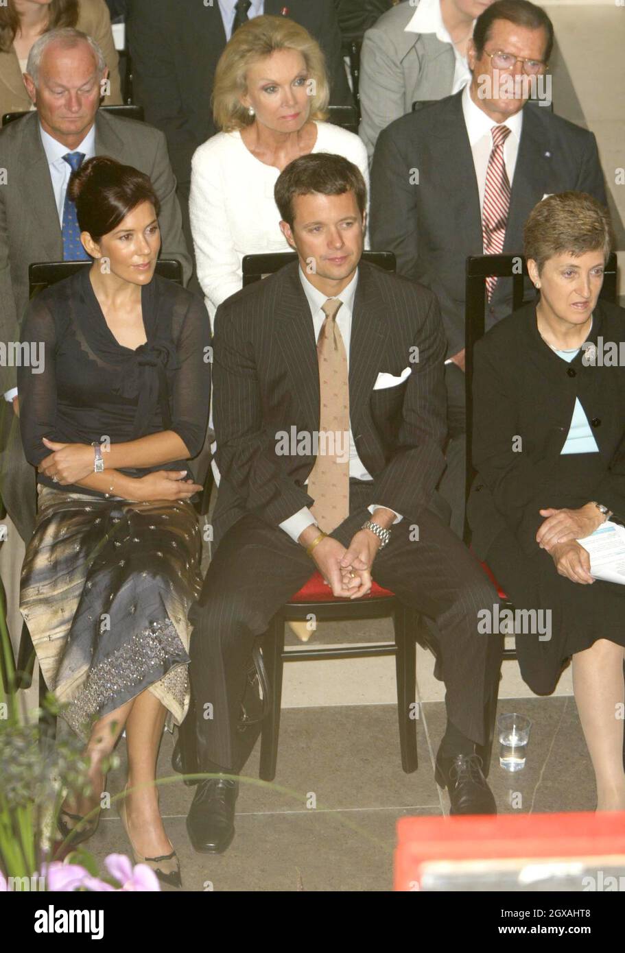 HRH Crown Prince Frederik of Denmark with Crown Princess Mary at the ...