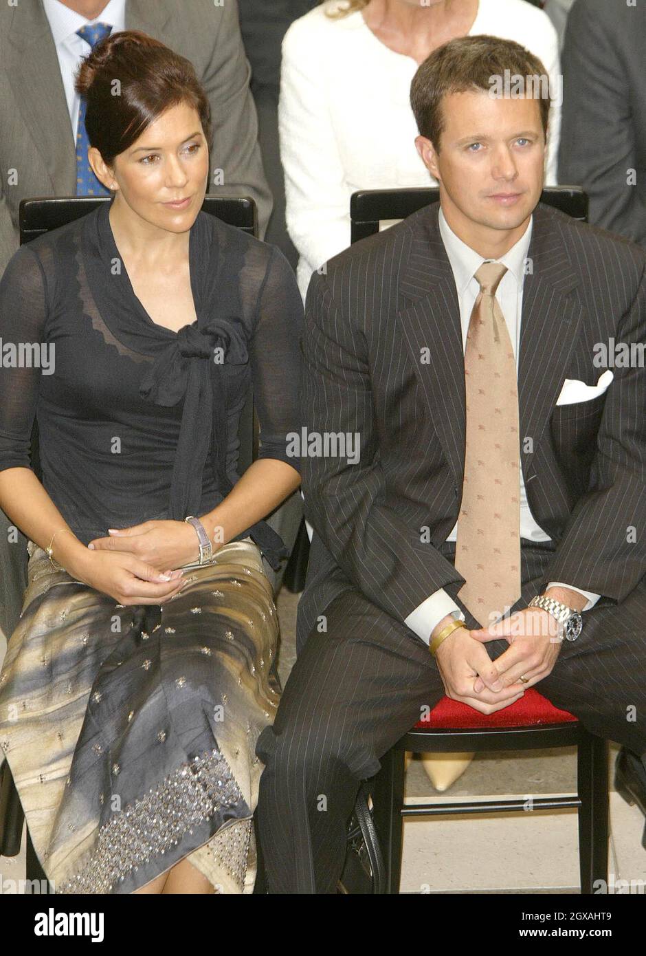 HRH Crown Prince Frederik of Denmark with Crown Princess Mary at the ...
