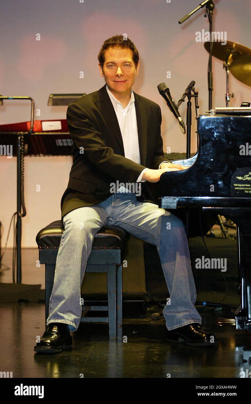 Michael Feinstein (US singer) at the Royal Theatre in Haymarket Stock ...