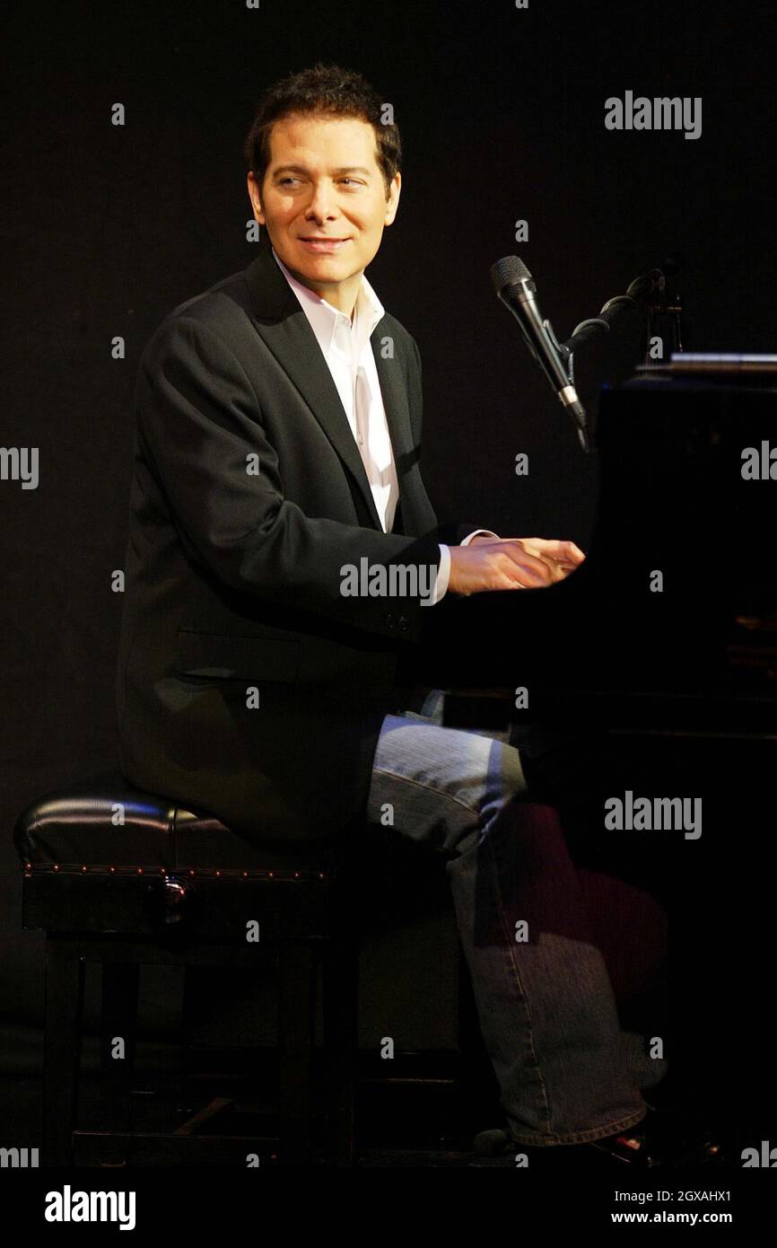 Michael Feinstein (US singer) at the Royal Theatre in Haymarket Stock ...