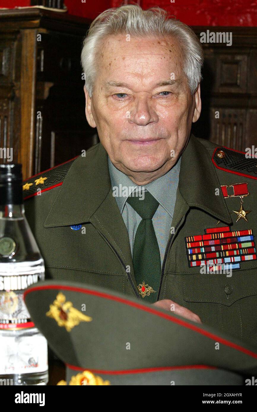 Lieutenant General Mikhail Kalashnikov,Russian designer arrived in ...