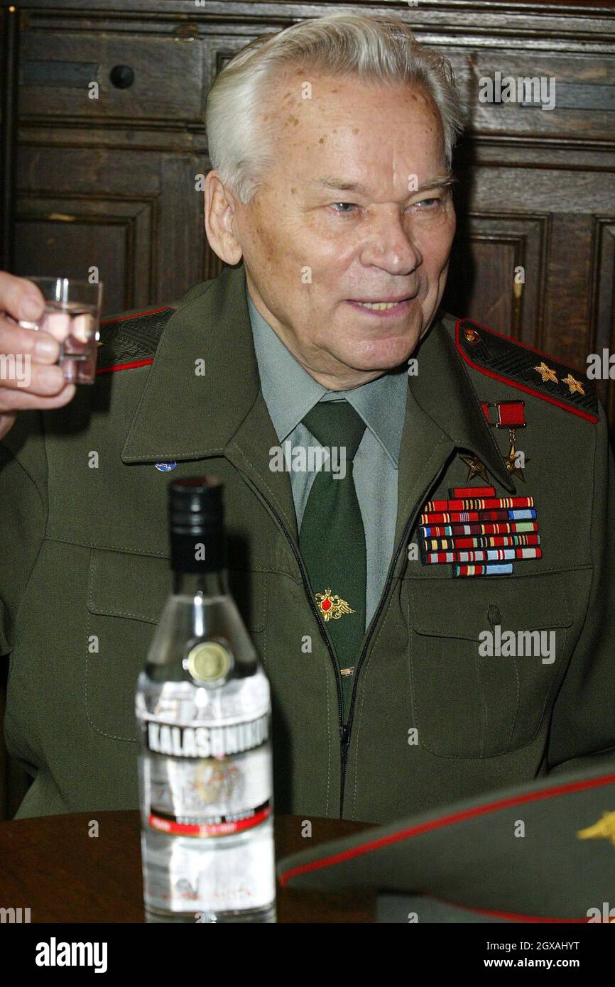 Lieutenant General Mikhail Kalashnikov,Russian designer arrived in ...