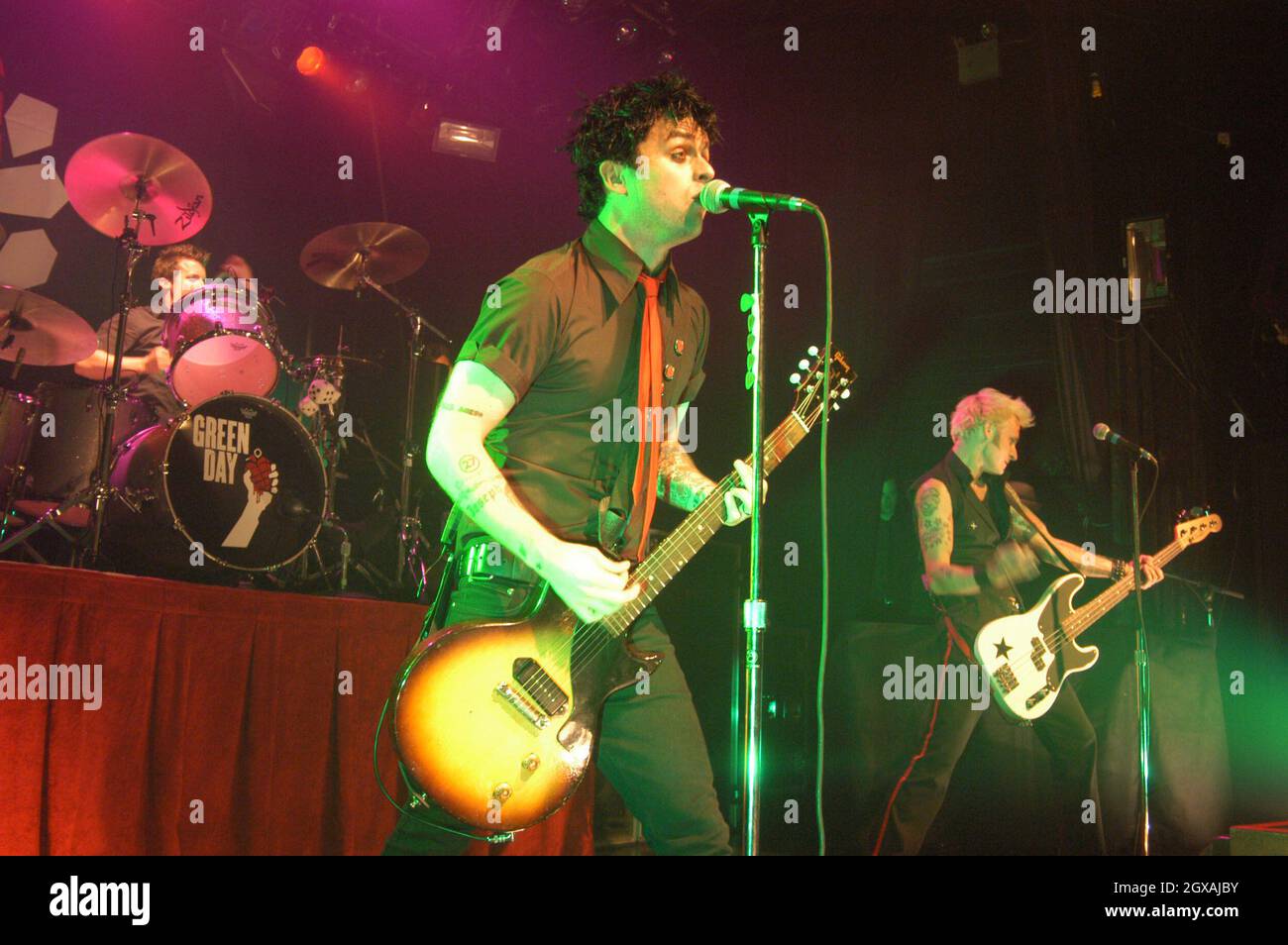 Green Day performing live at the Irving Plaza, USA Stock Photo - Alamy
