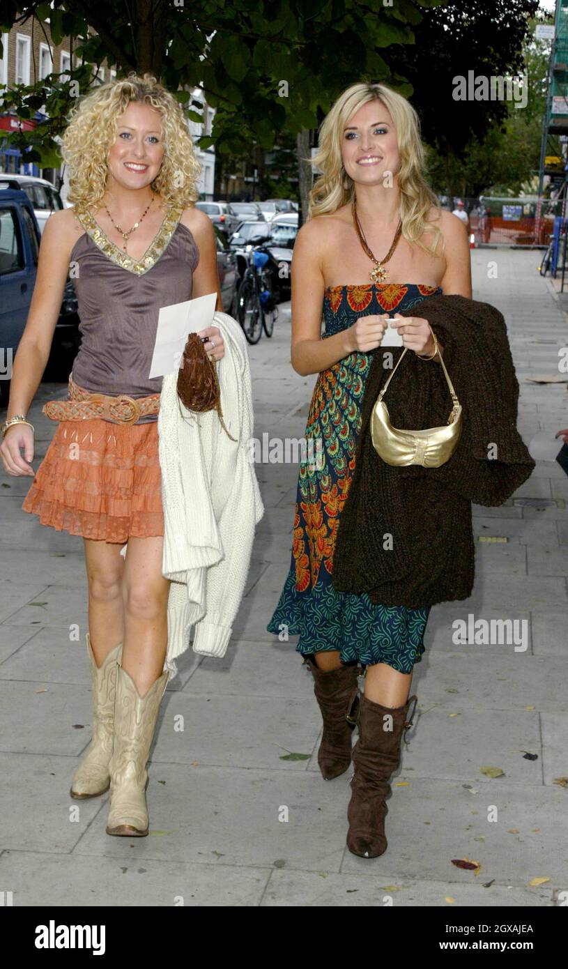 Helen Noble and Sarah Dunn from Hollyoaks at the arrivals for Scott ...