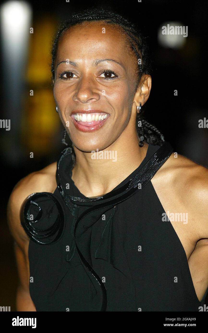 Kelly Holmes attending the film premiere of Wimbledon in Leicester ...