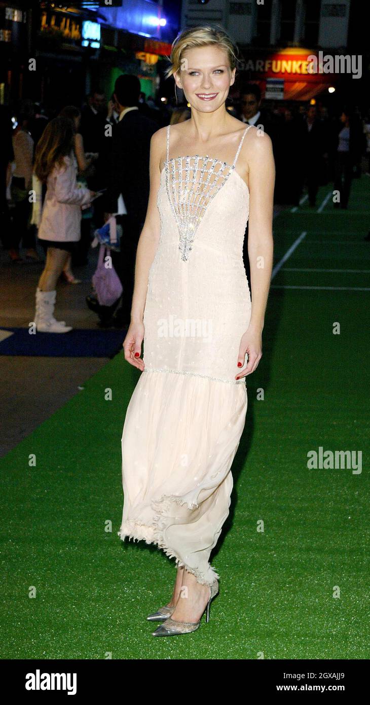 Kirsten Dunst at the UK premiere of Wimbledon, which took place at ...