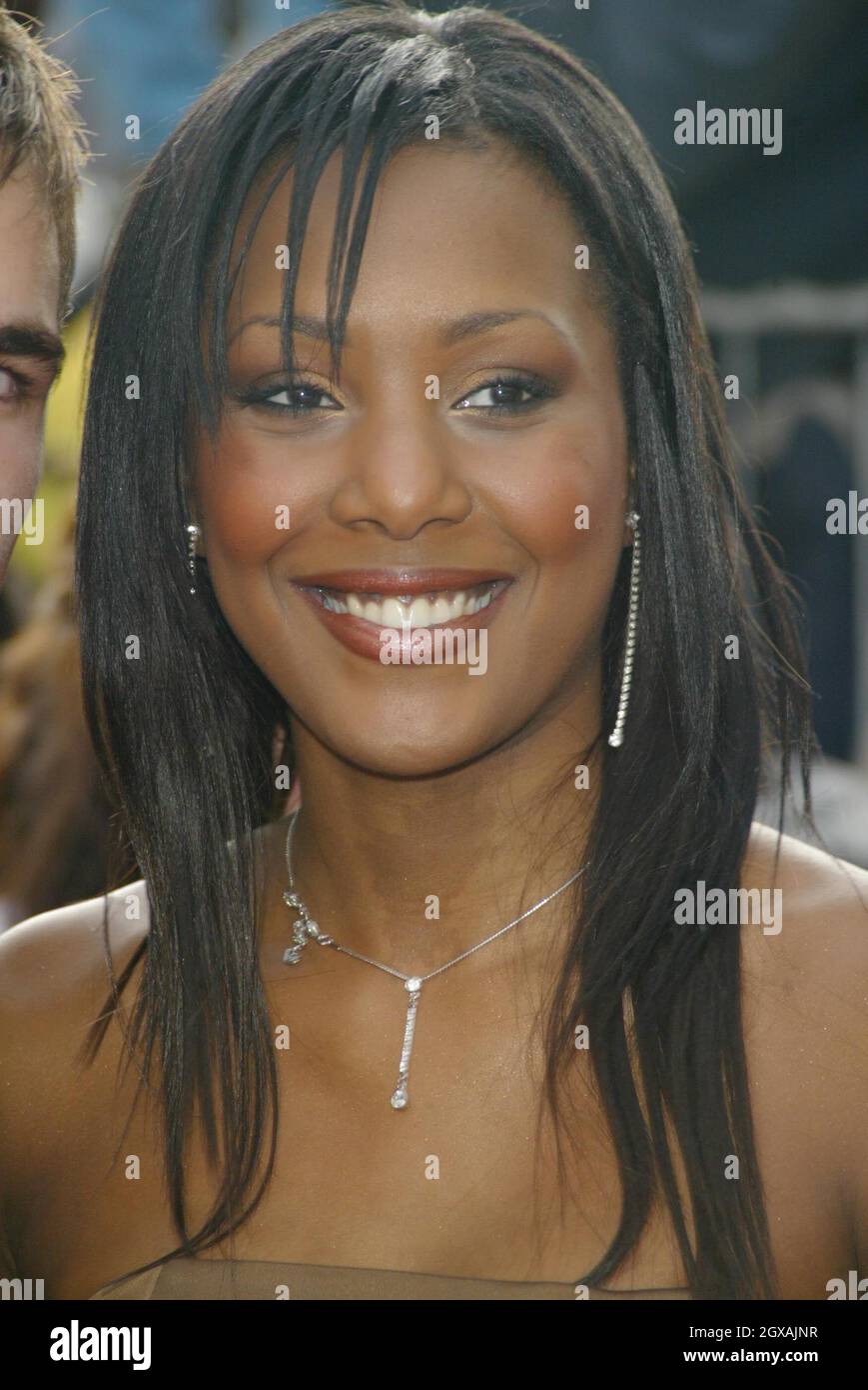 Kelli Young from Liberty X and boyfriend at the arrivals for the ...