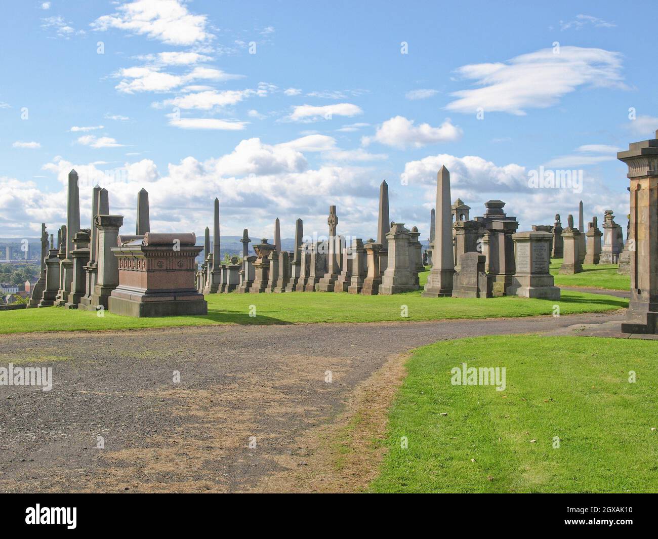 Victorian glasgow necropolis hi-res stock photography and images - Alamy