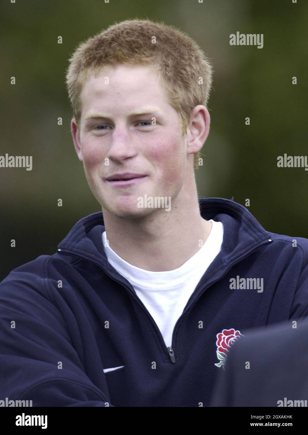 WALSALL, ENGLAND - SEPTEMBER 28: Prince Harry helps in the training of ...