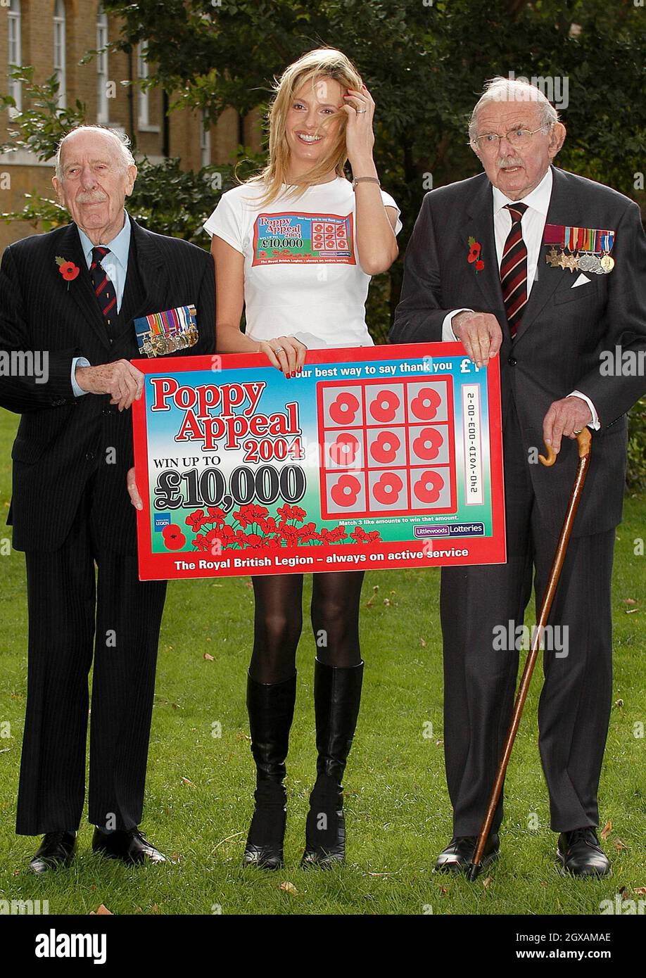 Penny Lancaster to launches The Royal British Legion's 2004 Poppy ...