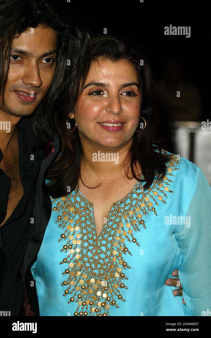 Farah Khan arrives at the 2004 Sangeet Awards Winners at the Royal ...