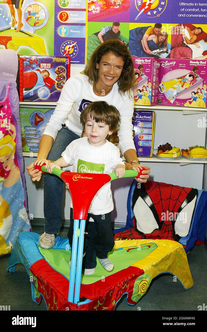Annabel Croft at the Top Ten Dream Toys 2004 at St Mary's Church Stock ...