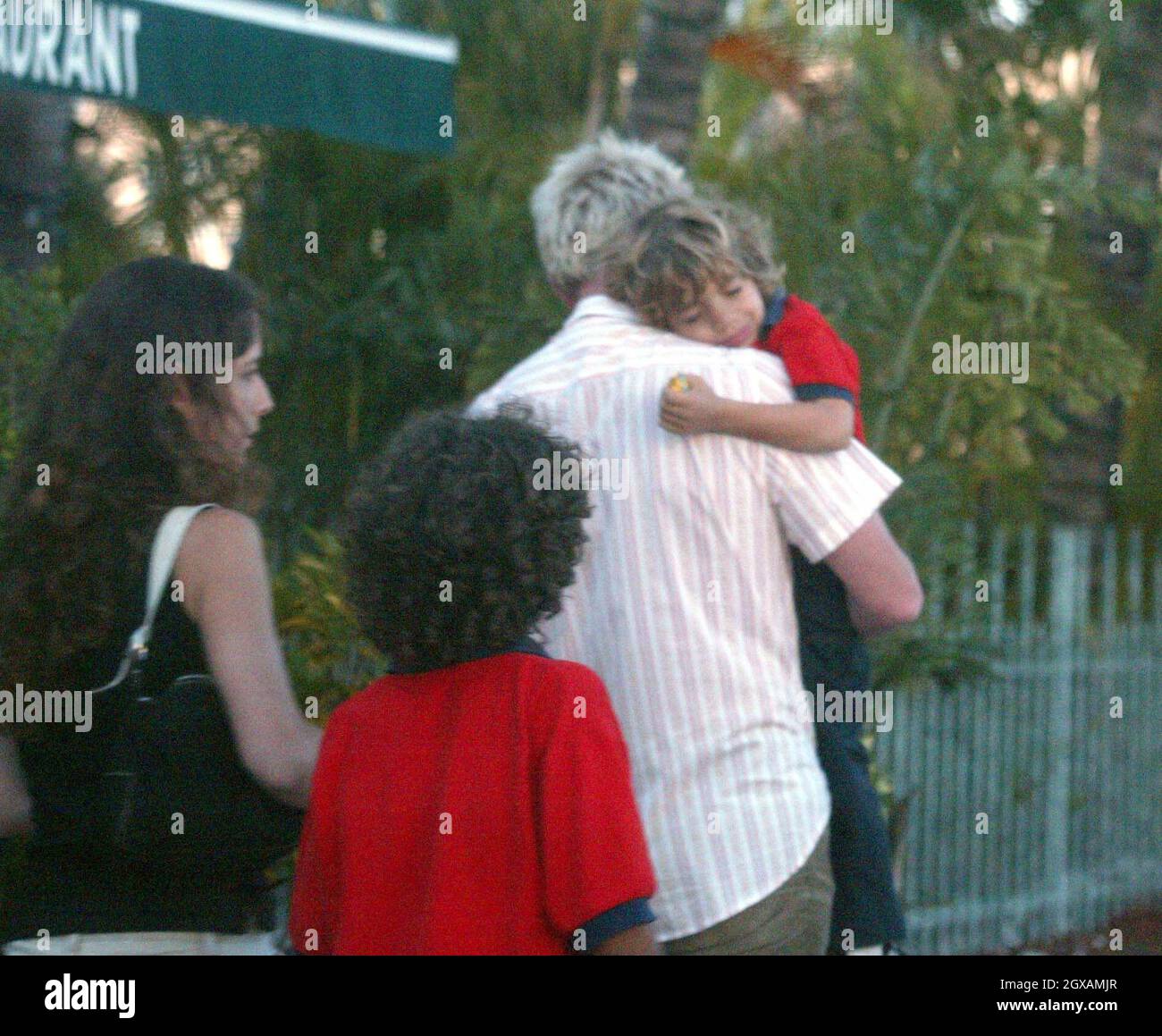 Boris Becker takes his children on a day out in Miami Stock Photo - Alamy