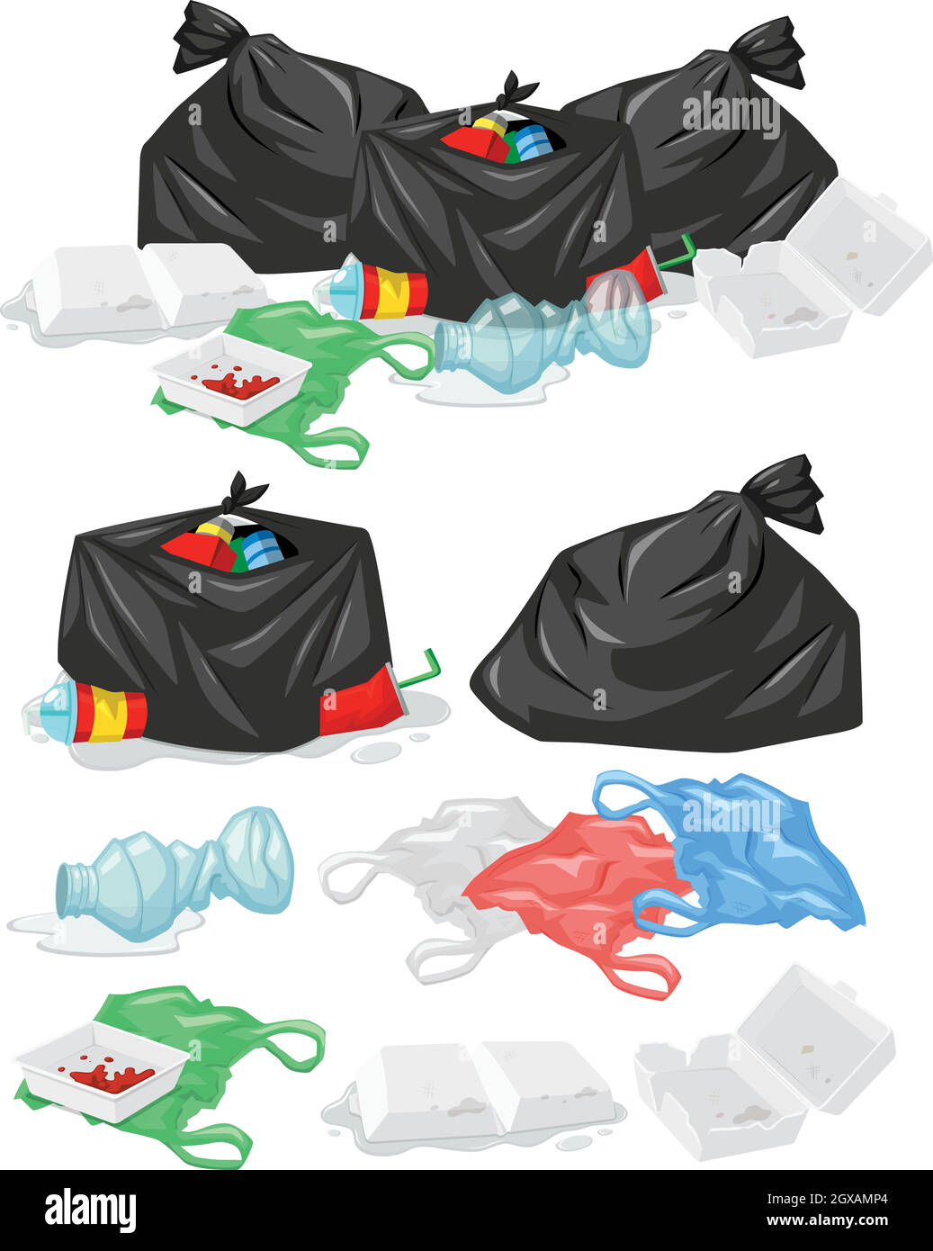 Waste piles Stock Vector Images - Alamy