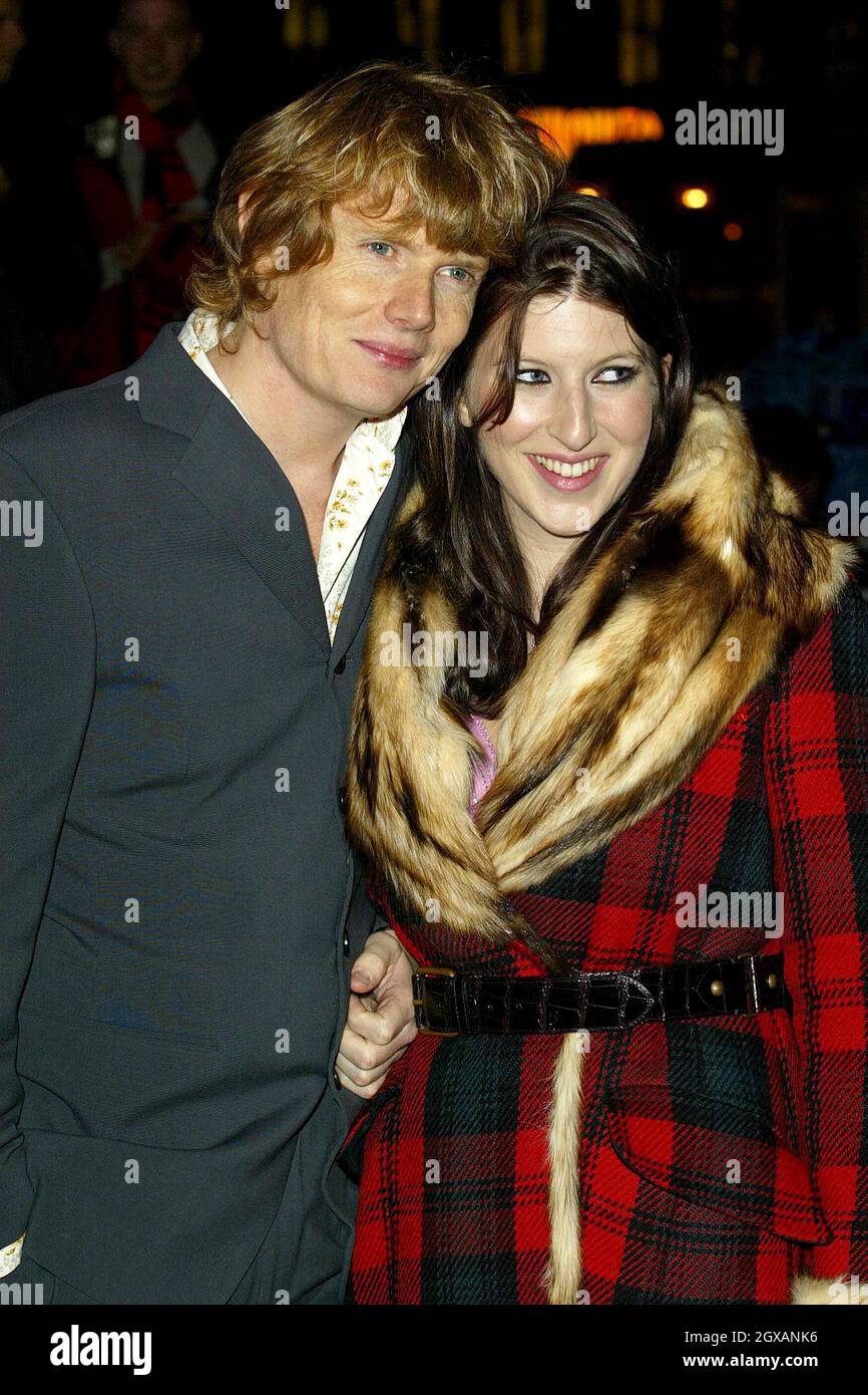 Julian Rhind-Tutt and companion attending the Uk film premiere of Alfie ...