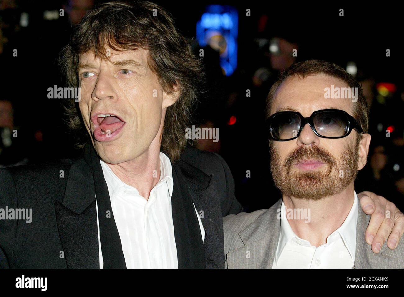 Mike Jagger and Dave Stewart attending the Uk film premiere of Alfie in ...