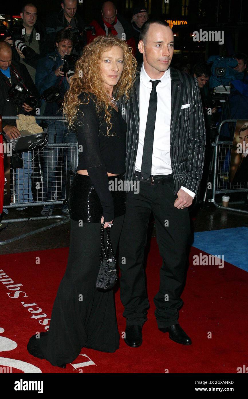 David Furnish and Kelly Hopper attending the Uk film premiere of Alfie ...