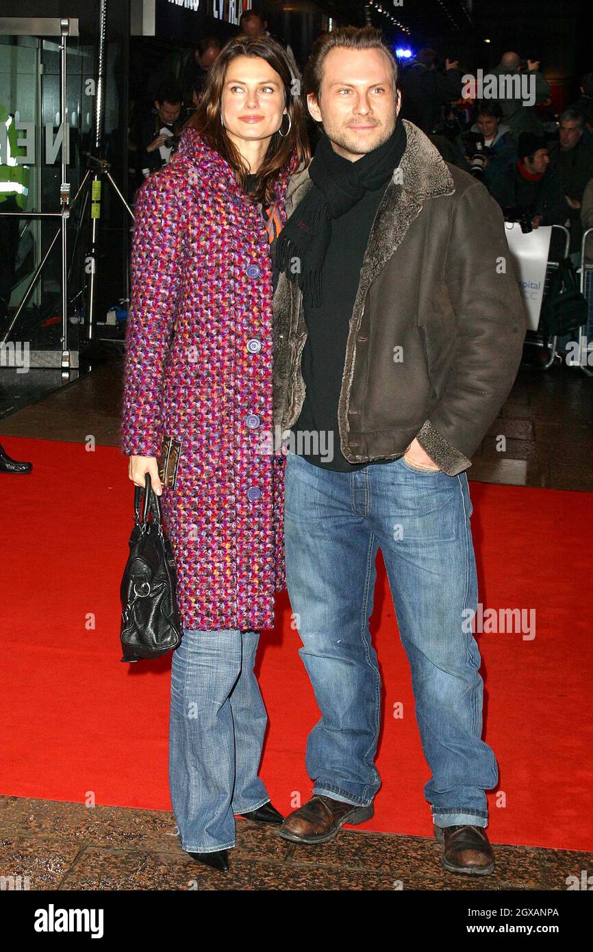 Christian Slater and his wife arrives at the world film premiere ...