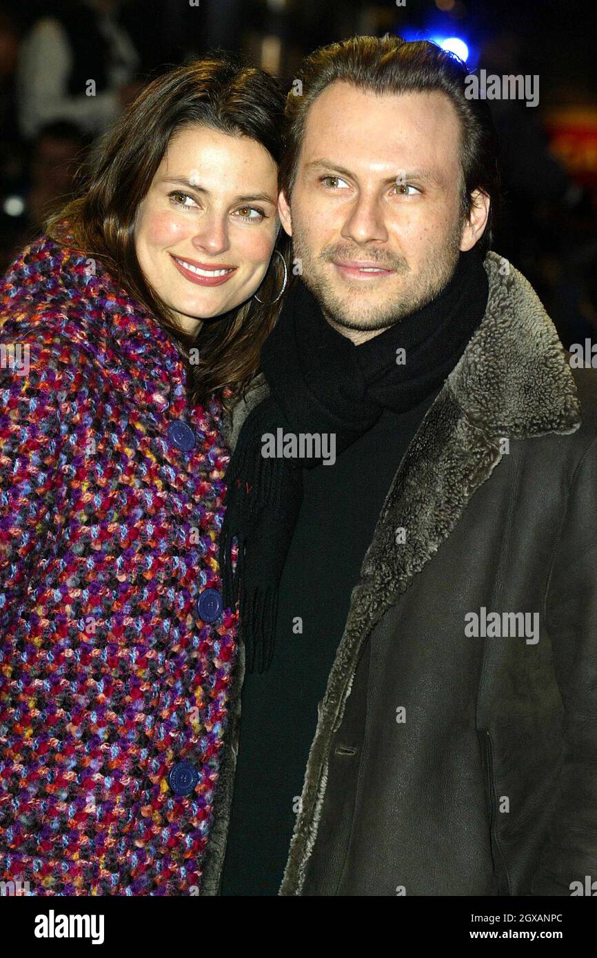 Christian Slater and his wife arrives at the world film premiere ...