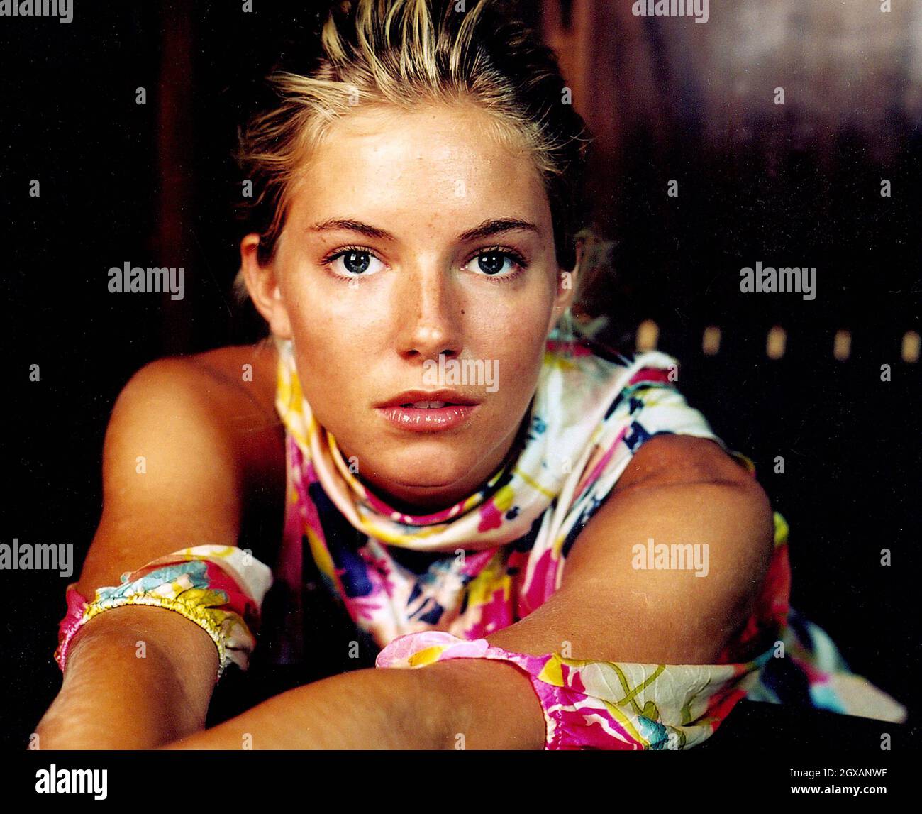 Sienna Miller during an early studio session Stock Photo - Alamy