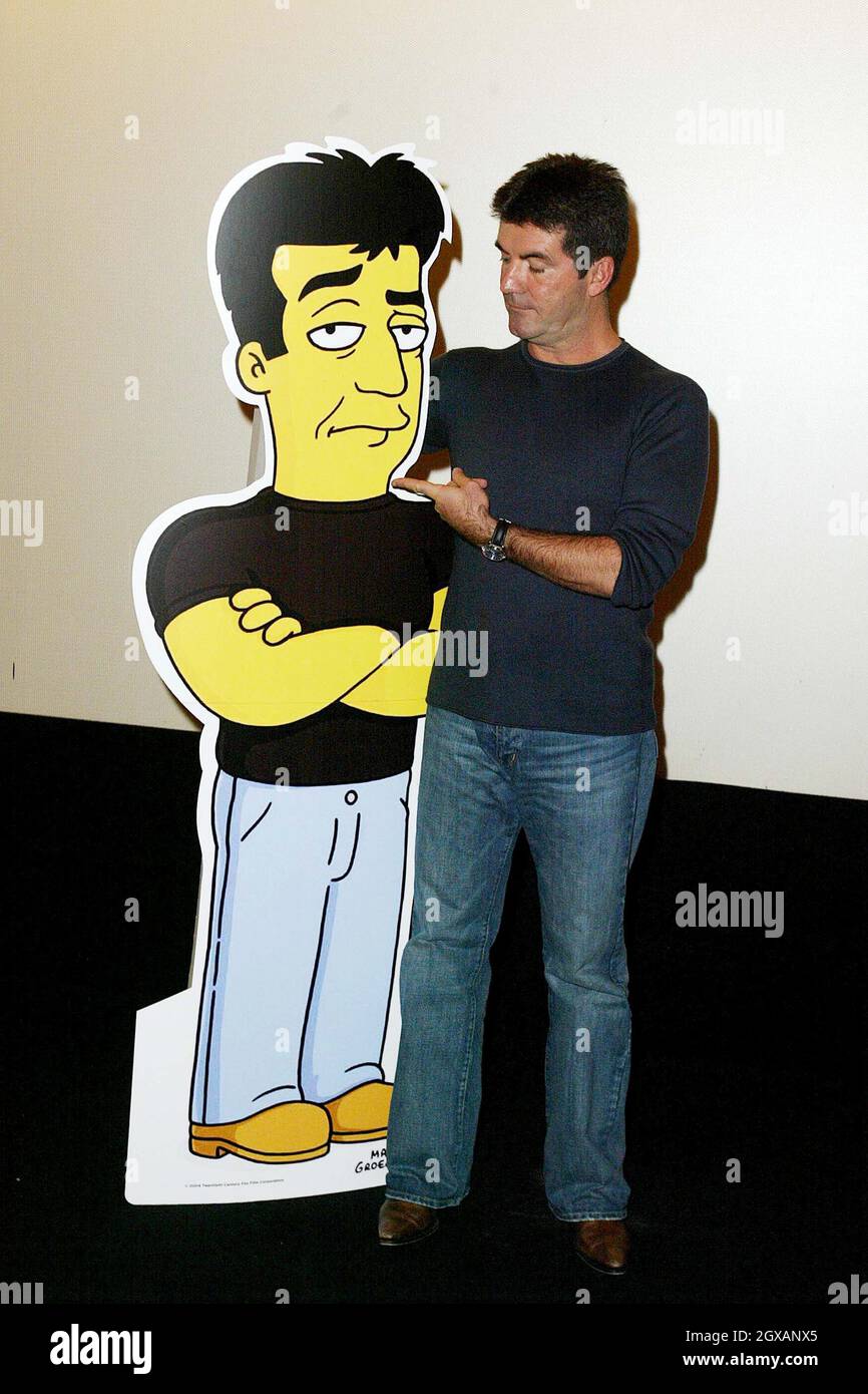 Simon Cowell, pictured here at a Simpsons photocall in London, is to ...