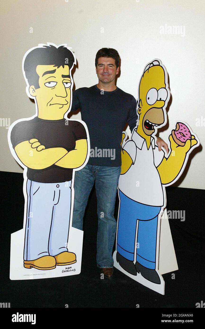 Simon cowell simpsons hi-res stock photography and images - Alamy