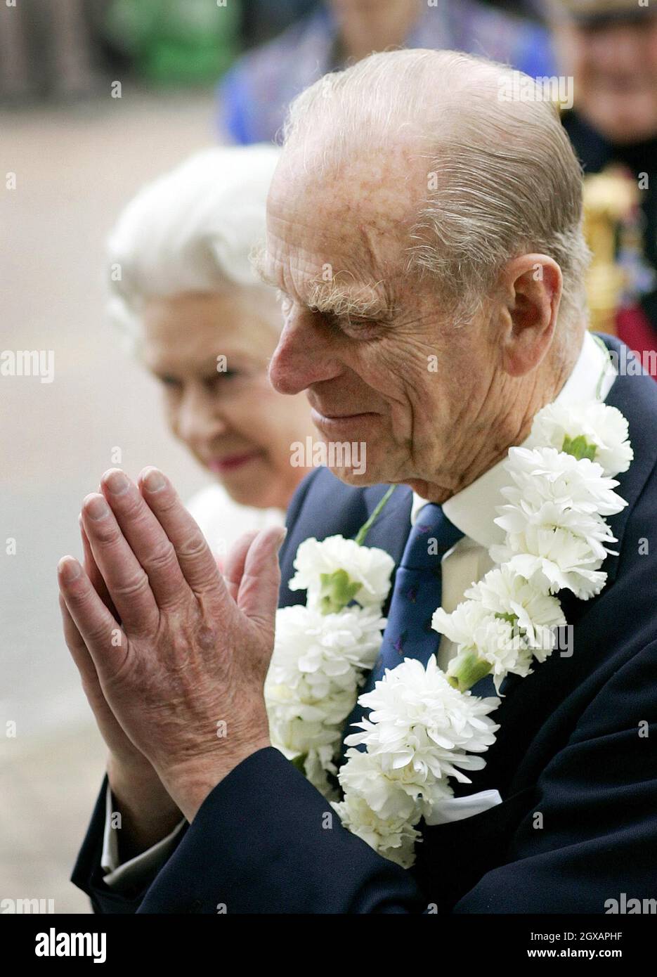 Duke of Edinburgh at the opening of The Gurdwara Sri Guru Sabha Temple ...