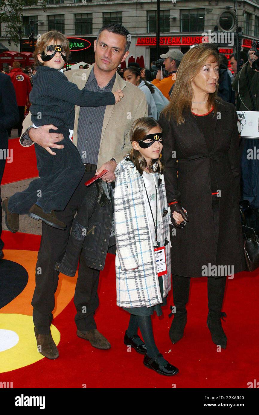 Chelsea boss Jose Morino at the premiere of Disney presents a Pixar ...