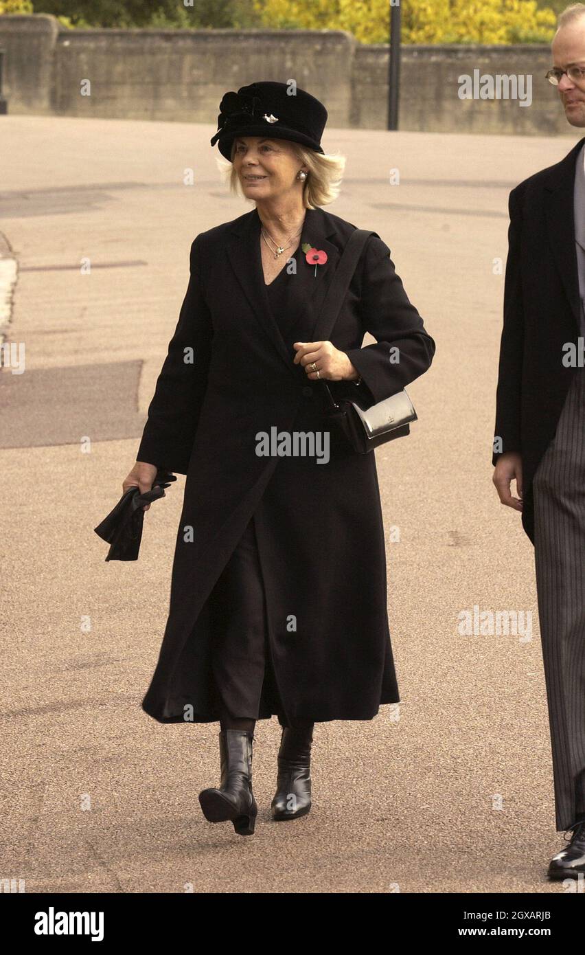 Duchess of Kent at the funeral of Princess Alice at St. Georges Chapel ...