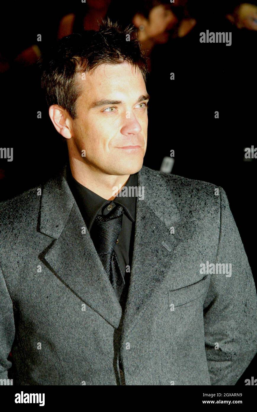 Robbie Williams attending the Uk premiere of Bridget Jones: The Edge Of ...