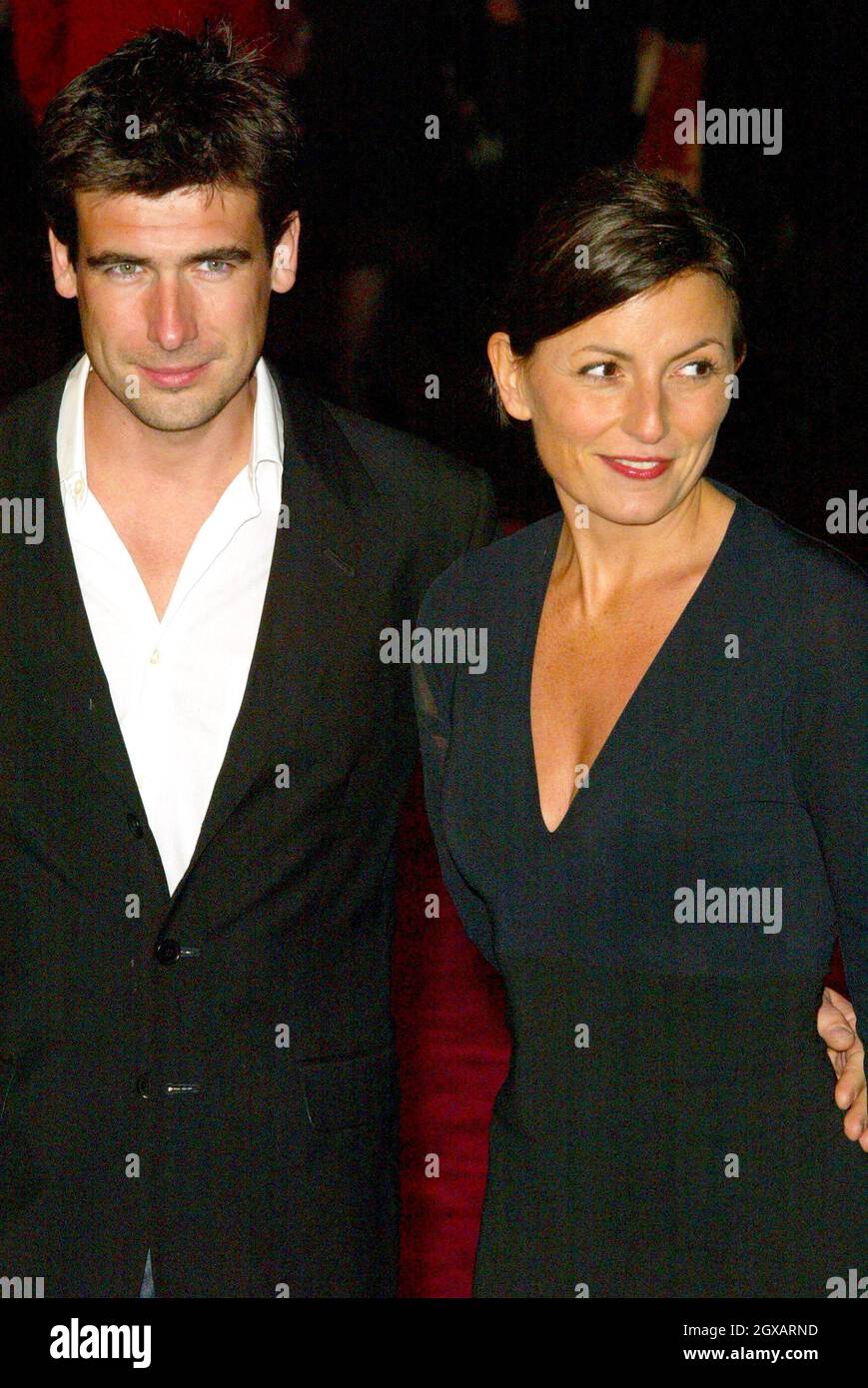 Davina McCall and husband Matthew Robertson attending the Uk premiere ...