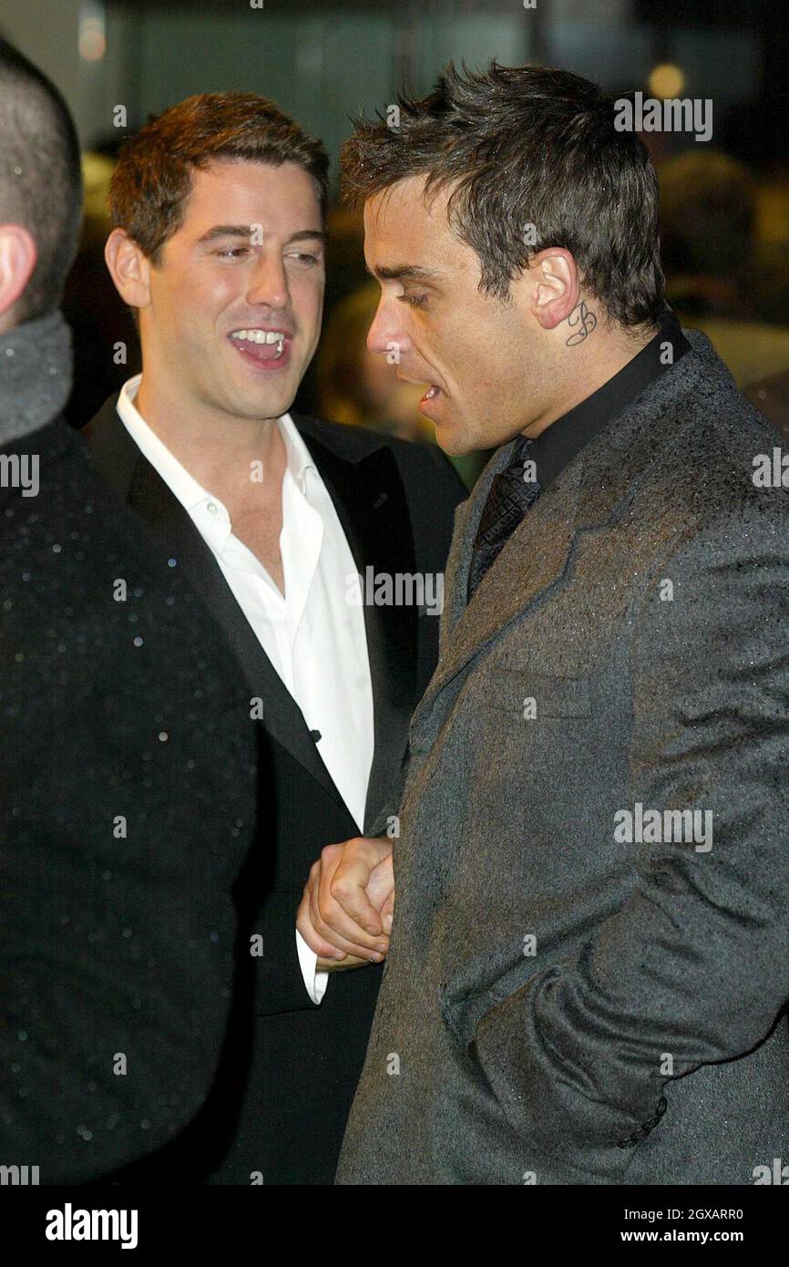 Robbie Williams arrives at the Bridget Jones: The Edge of Reason film ...