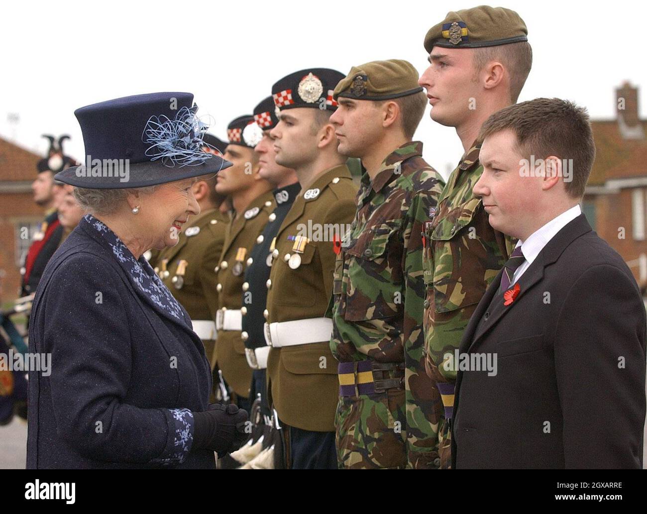 The argyll and sutherland highlanders at howe barracks hi-res stock ...