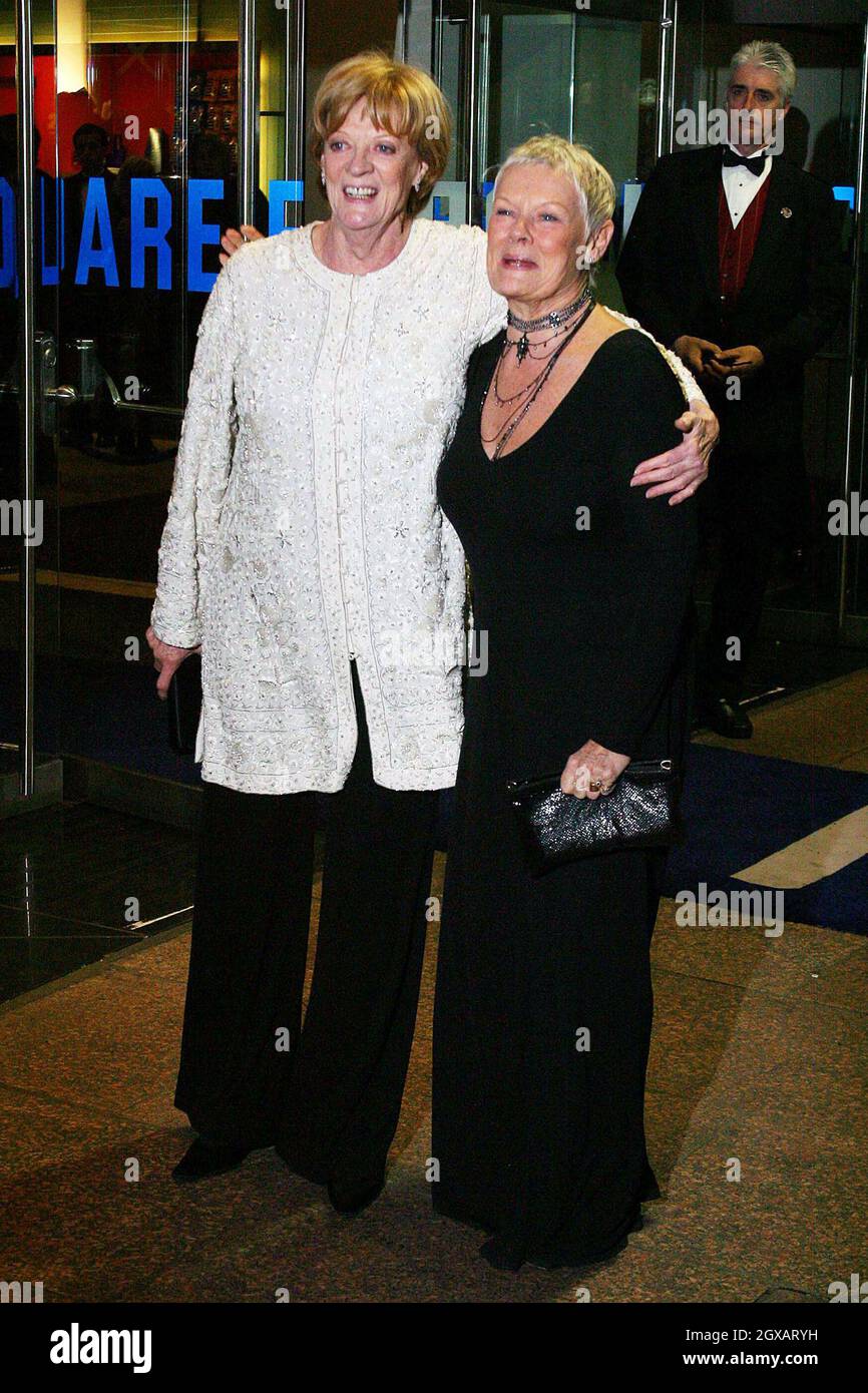 Judi Dench and Maggie Smith arrives at the film premiere of "Ladies in ...