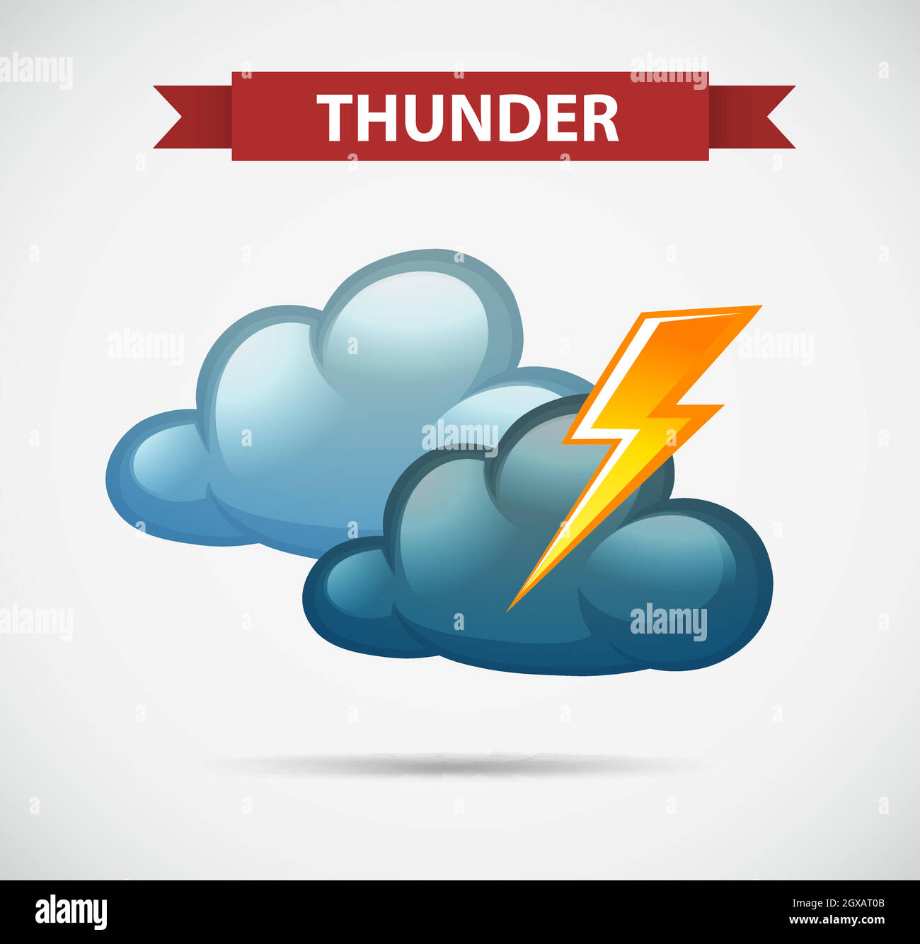 Weather icon for thunder Stock Vector Image & Art - Alamy