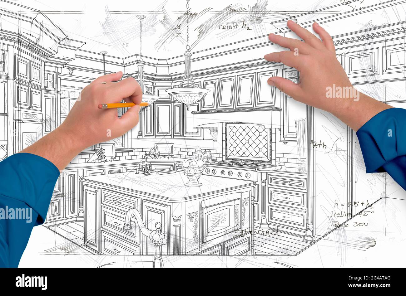 Kitchen sink drawing hi-res stock photography and images - Alamy