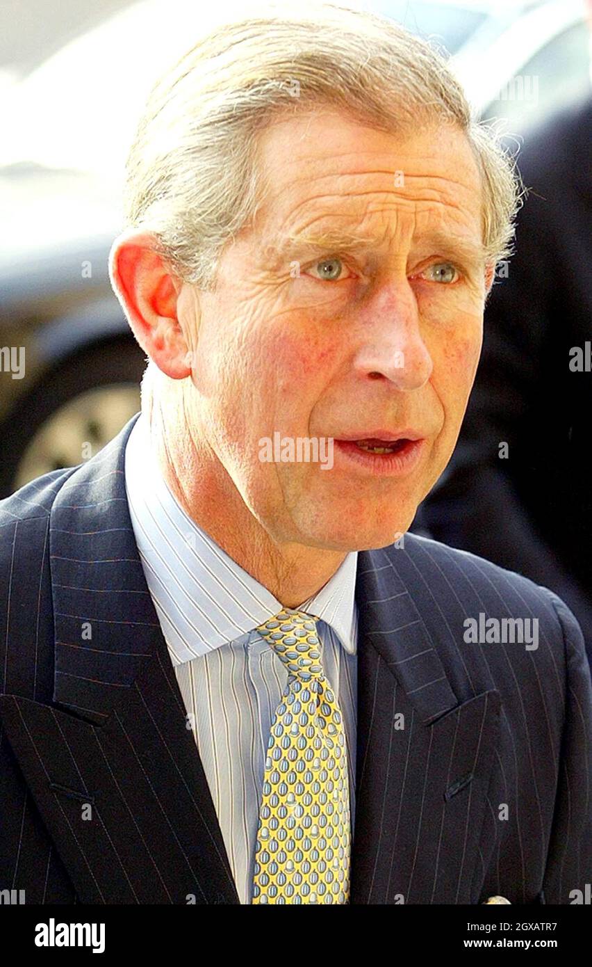 The Prince of Wales is greeted by the Archbishop of Canterbury, Dr ...
