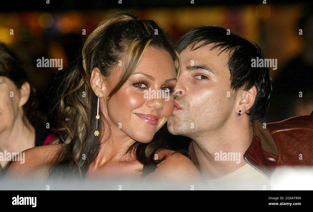 Michelle Heaton from Liberty X and boyfriend Andy Scott Lee attending ...