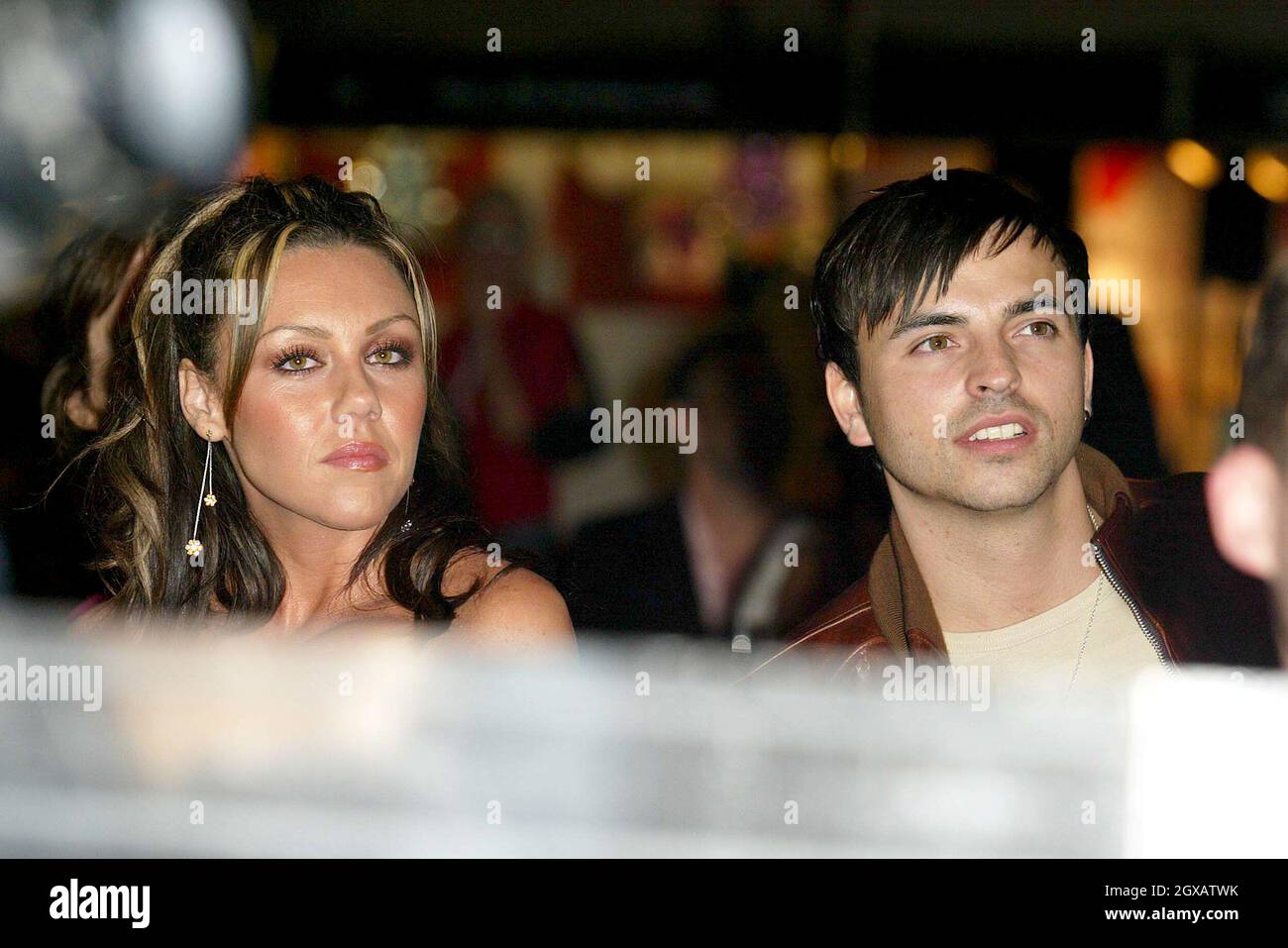 Michelle Heaton from Liberty X and boyfriend Andy Scott Lee attending ...