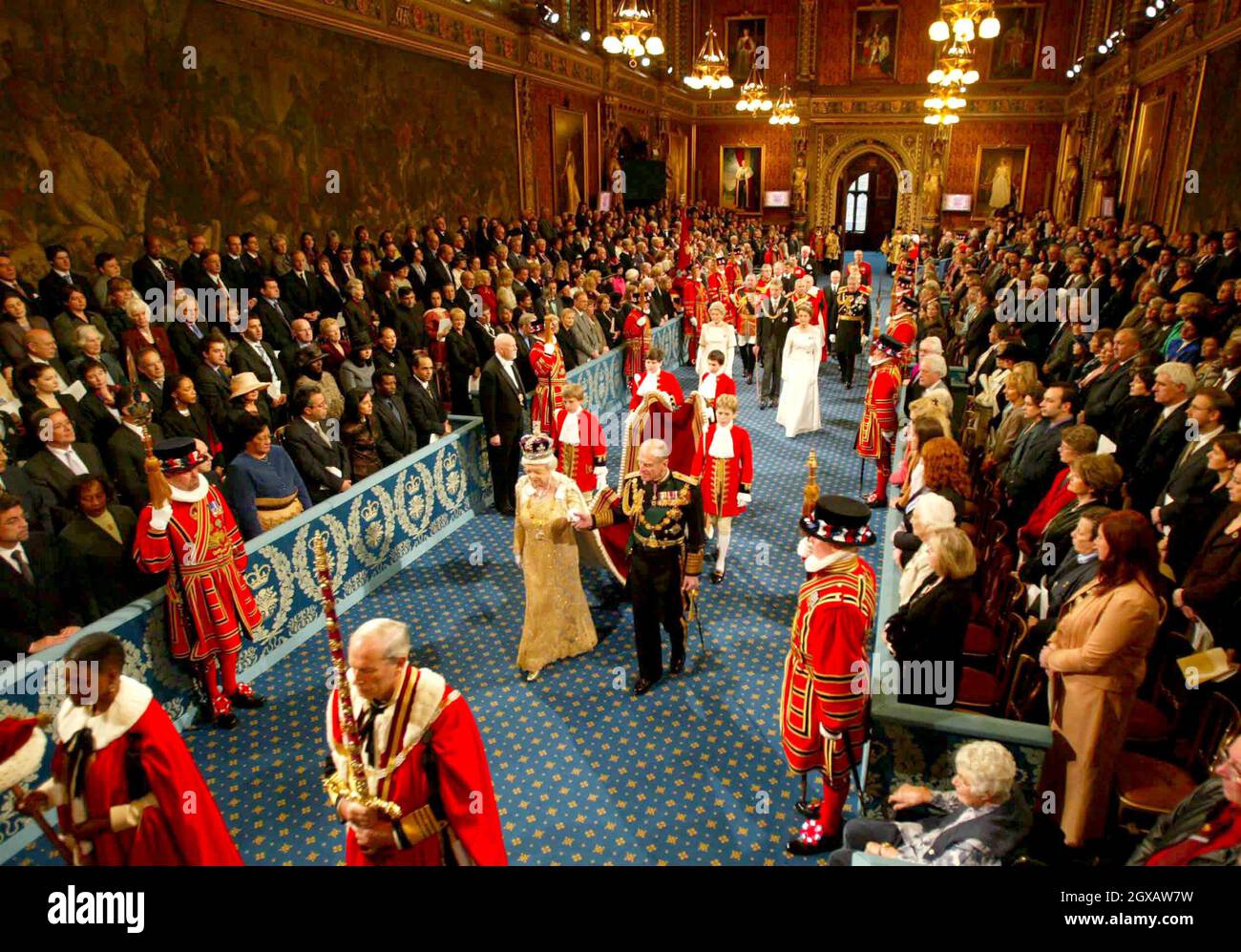 Royal gallery opening of parliament hi-res stock photography and images ...