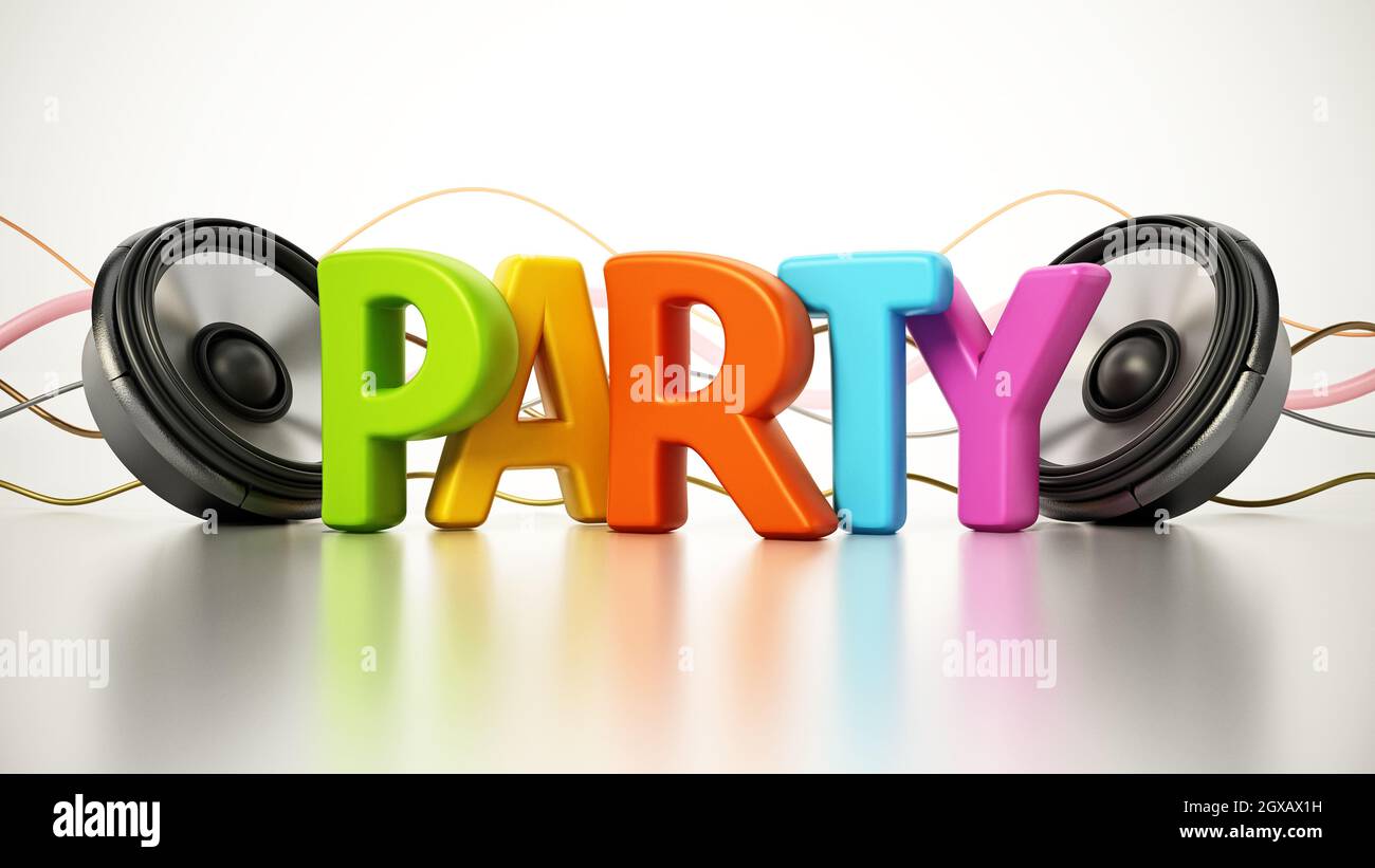 Colorful loudspeakers hi-res stock photography and images - Alamy