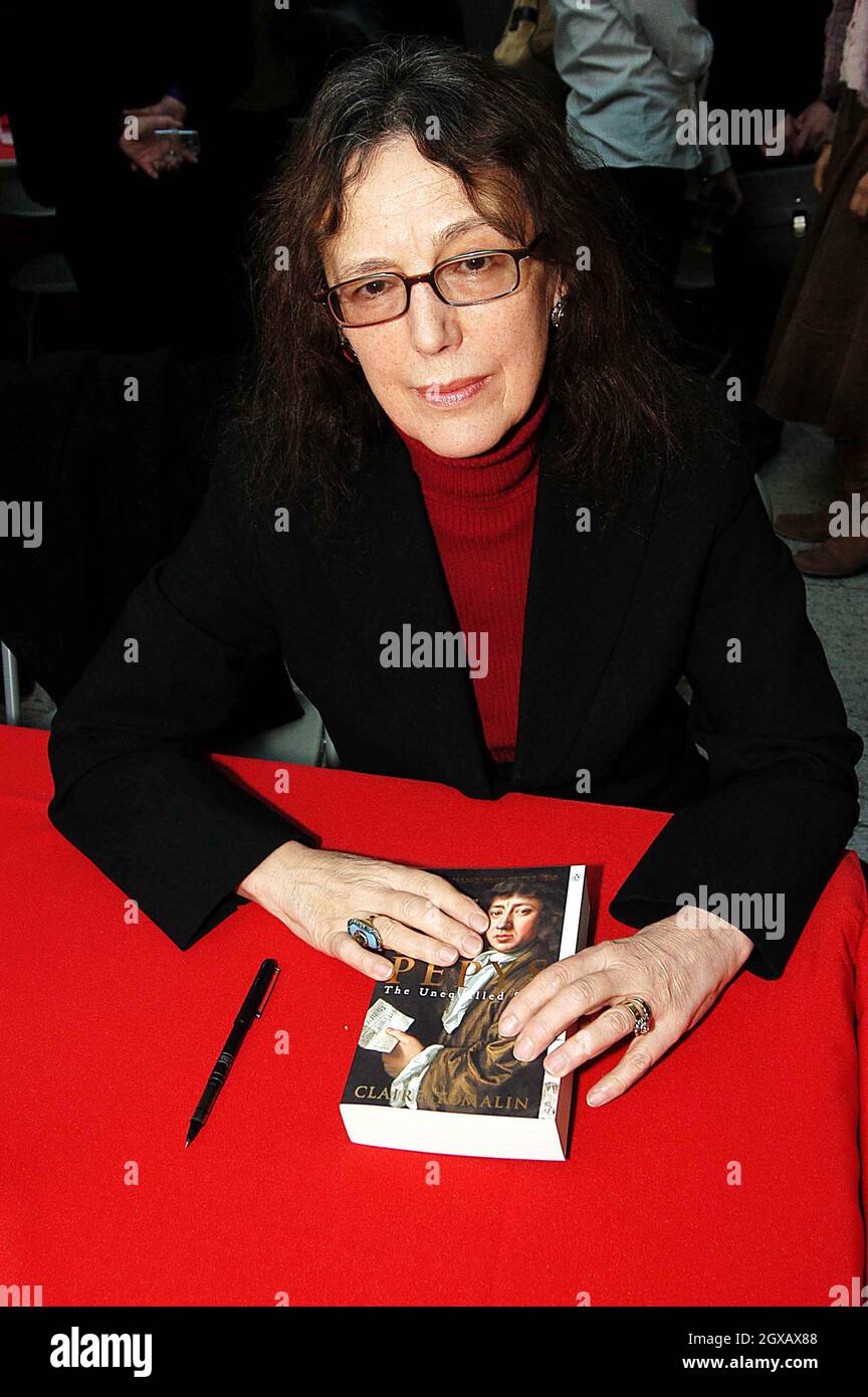 Claire Tomalin at the Get London Reading launch, Canary Wharf, London ...