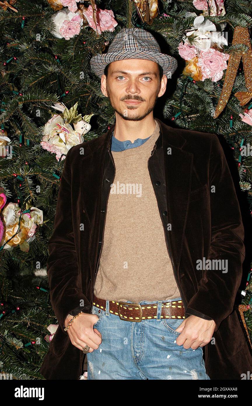 Designer Matthew Williamson launches his christmas tree at the Victoria ...