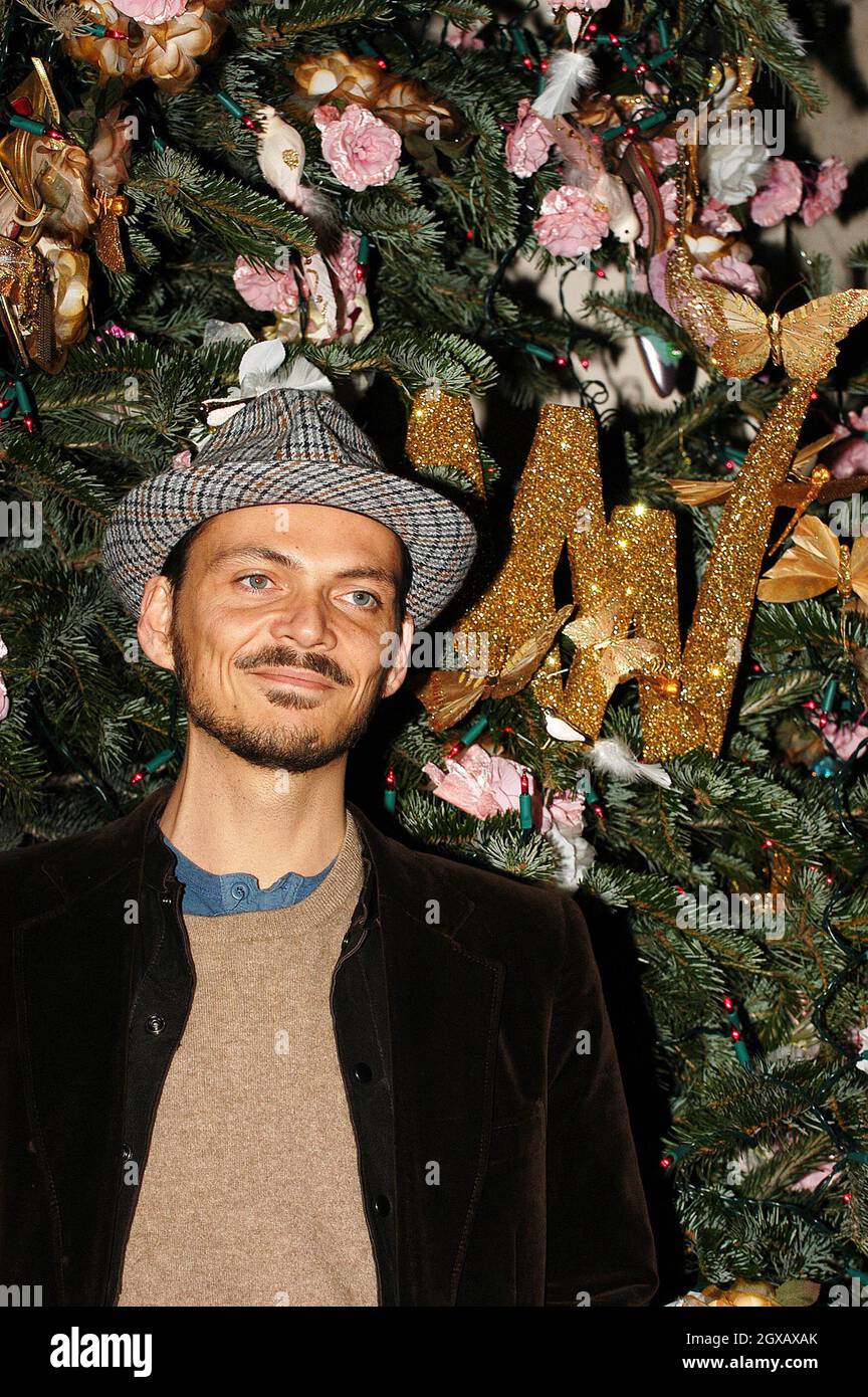 Designer Matthew Williamson launches his christmas tree at the Victoria ...