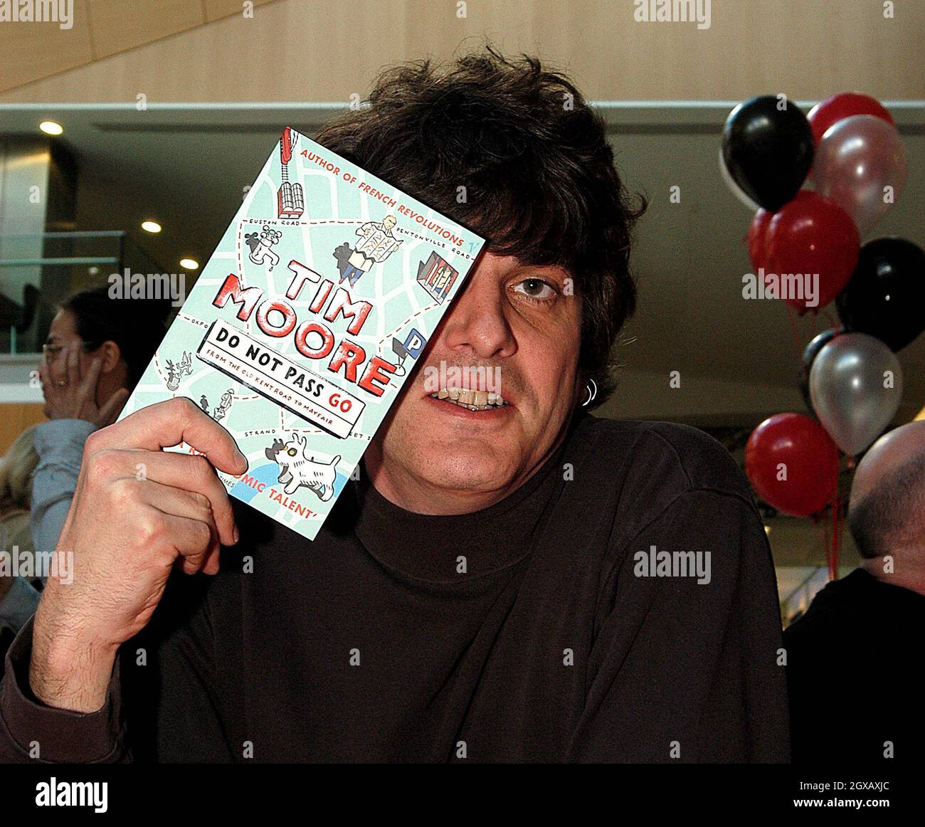 Tim Moore at the Get London Reading launch, Canary Wharf, London Stock ...