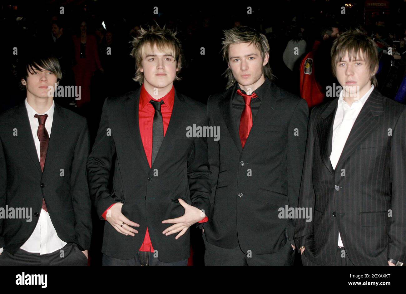 McFly at the world premiere of the Phantom of the Opera, which was ...