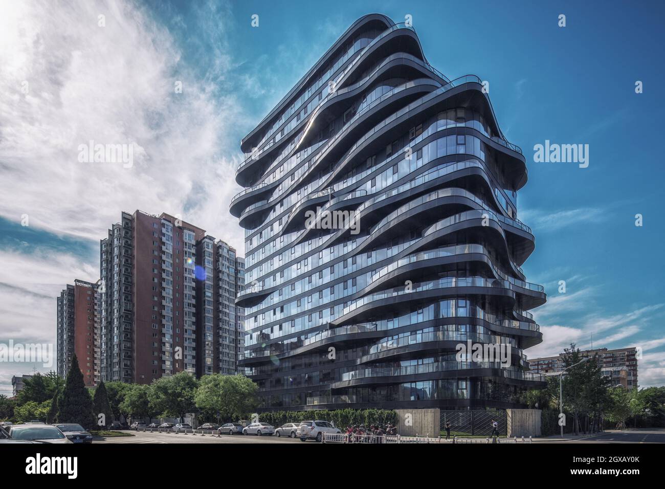 Aug 29, 2019: An outstanding modern high rise building with futuristic ...