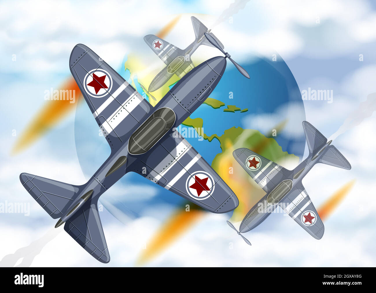 Fight flight Stock Vector Images - Alamy